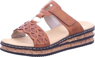 Rieker Damen Klassische Sandalen 629K9, Frauen Sandalen,Freizeitschuhe,Sommerschuhe,offene Schuhe,Strandschuhe,braun (24),37 EU / 4 UK