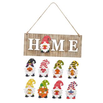 NUOBESTY Holz Türschild mit Buchstaben Willkommensschild aus Umweltfreundlichem Holz Natürliche Türdekoration für Haus und Eingang