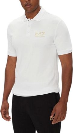 Emporio Armani Homme, Tops, Blanc, Taille: 3XL Polo