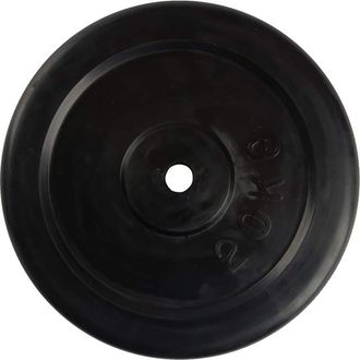 VirtuFit Gummihantelscheibe - Hantelgewicht - 30 mm - 20 kg