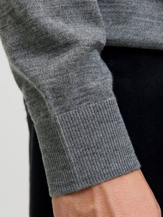 Jack & Jones Rollkragenpullover JPRBLAMERINO KNIT ROLL NECK Wolle, regular fit