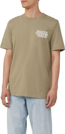 s.Oliver Baumwoll-T-Shirt mit Crewneck und Artwork