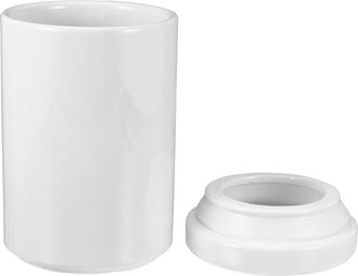 UPKOCH 1 StüCk Nordischer Stil Keramik Teedose, KüChen Mit Luftdichtem Deckel