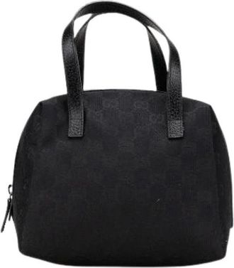 Gucci Pre-owned Canvas Handbag - - Pre-owned - Damen - Schwarzk - ONE SIZE