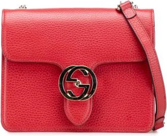 Gucci Sac bandouli&egrave;re vintage doccasion - Femme - Pre-owned - Rouge - Taille: ONE Size