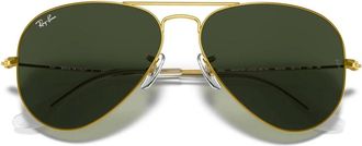 Ray-Ban unisex, Accessoires, Jaune, Taille: 55 MM Aviator Rb3025