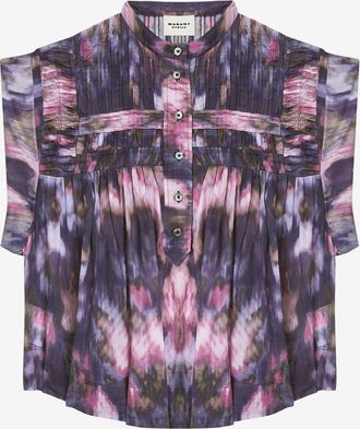 Isabel Marant Haut Leaza - Femme - Violet-lilas - Taille 34 - Marant &Eacute;toile