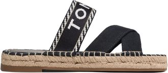 Tommy Hilfiger Damen Espadrilles Seasonal Webbing Sandal Stoffschuhe, Blau (Space Blue), 42 EU