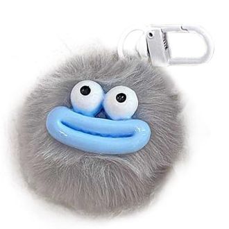 Generic Porte-cl&eacute;s en peluche mignon, adorable porte-cl&eacute;s en peluche - Ornement mignon de porte-cl&eacute;s de boule de fou de sac d&eacute;cole de c d