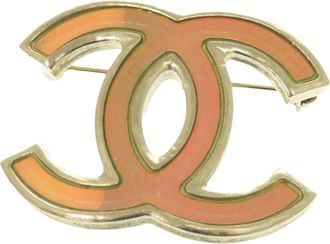 Chanel CC Enamel Pin Brooch