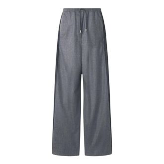 Lanvin Wollhose mit weitem Bein - - Trousers - Damen - Grau - XS