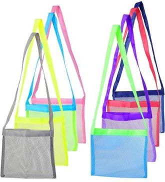 Generico Sac de plage en maille | Sac &agrave; main &agrave; bandouli&egrave;re pour femme | Sac de rangement en filet pour femme | Sac &agrave; main &agrave; bandouli&egrave;re pour femme, sac d&eacute;picer