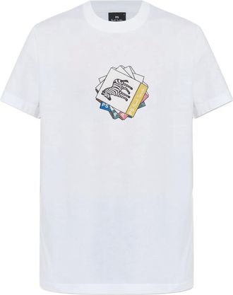Paul Smith zebra-graphic T-shirt - Wei&szlig;