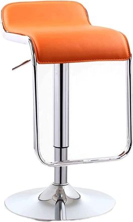 Generic Drehbarer Barhocker, moderner minimalistischer Barhocker, h&ouml;henverstellbarer Barhocker f&uuml;r Zuhause/Blau/61-81 cm