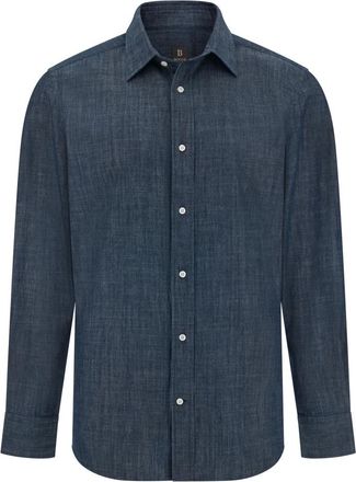 Boggi Milano Herren, Shirts, Blau, MGröße