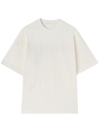 Jil Sander t-shirt à logo imprimé - Blanc