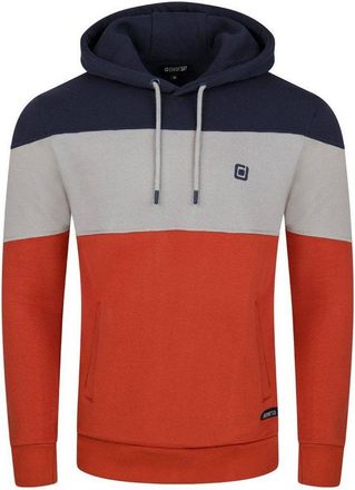 Riverso Kapuzenpullover Herren Hoodie RIVRemo Regular Fit Longsleeve Colourblocking Sweatshirt mit K&auml;ngurutasche