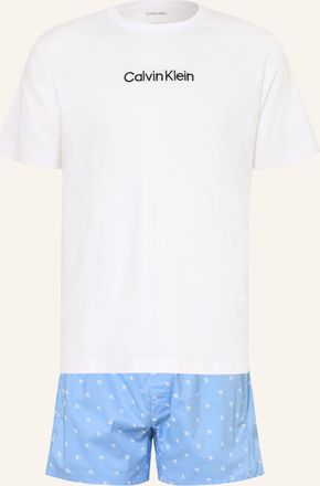 Calvin Klein Shorty-Schlafanzug weiss