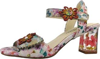 Laura Vita Sandales Mode Femme LUCIEO 13, Pointure:40 EU, La Couleur:Rouge