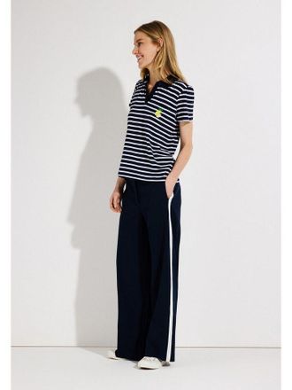 More & More Kurzarmshirt sportives Kurzarm- Poloshirt, gestreift