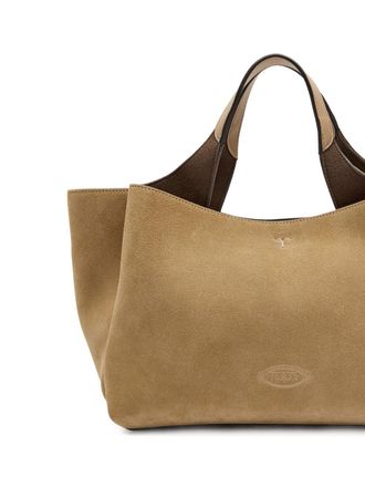 Tod's Suede Tote Bag - Caramel