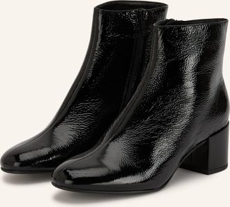 H&ouml;gl Lackstiefeletten schwarz