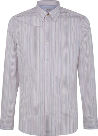 Paul Smith Homme, Chemises, Multicolore, Taille: S Signature Stripe Slim-Fit Shirt