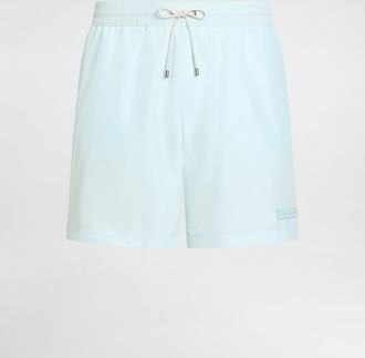 Dolce & Gabbana Badeboxershorts Aus Canvas - Mann Beachwear Multicolor 3