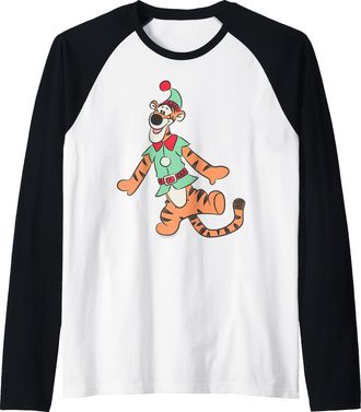 Disney Tigger Christmas Elf Winnie the Pooh Holiday Raglan