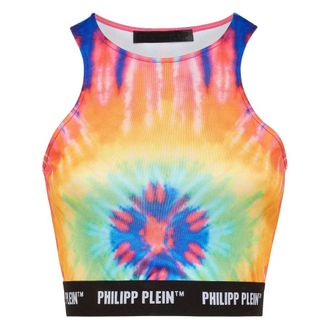 Philipp Plein Femme, Tops, Multicolore, Taille: 40 FR D&eacute;bardeur Tie Dye
