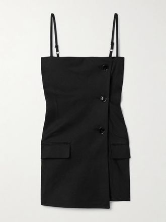 Acne Studios Haut En Serge De Lin M&eacute;lang&eacute; - Noir