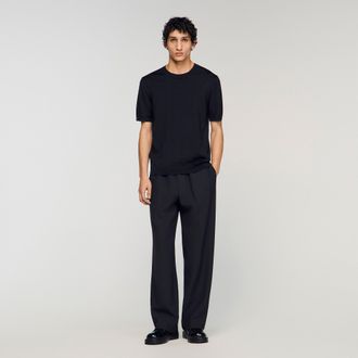 Sandro T-Shirt aus Strick