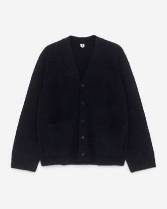 Arket Strickjacke Mit V-Ausschnitt -Blau