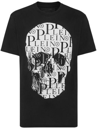 Philipp Plein t-shirt Stones Skull - Noir