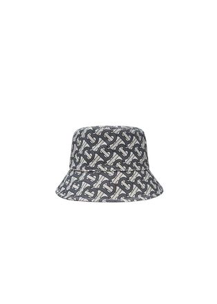 Burberry Grey TB Monogram Bucket Hat Size S