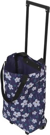 NUOBESTY Garneck Chariot de Courses Pliable L&eacute;ger &agrave; Roulettes Monte-escaliers, Cadre Renforc&eacute;, Capacit&eacute; &Eacute;lev&eacute;e, pour Camping, March&eacute; et Appartement, Compact et