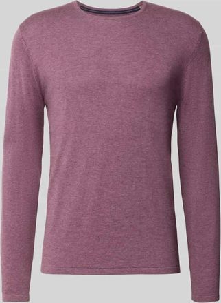 Christian Berg Strickpullover aus Baumwolle mit Rundhalsausschnitt