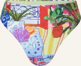 Seafolly Highwaist-Bikini-Hose La Boca blau