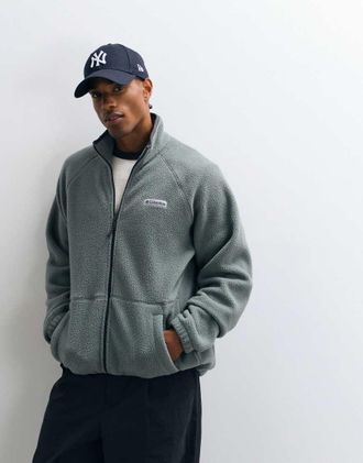 Columbia Timber Crest Fleece mit durchgehendem Rei&szlig;verschluss in Salbeigr&uuml;n