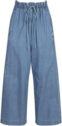 Tela Pantalon &agrave; jambe large en coton