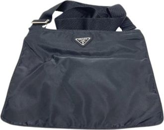Prada unisex, Pre-owned, Noir, Taille: ONE Size Sac bandouli&egrave;re Vintage en nylon Pre-owned