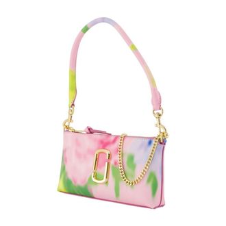 Marc Jacobs Womens The Pochette Shoulder Bag - Marc Jacobs Leather Pink Calfskin Shoulder-Hobo-Bags