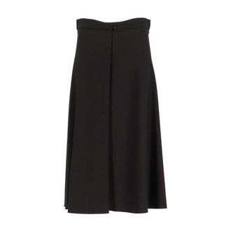 Forte_Forte A-Linien-Rock - - Skirts - Damen - Schwarzk - M