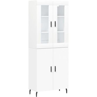 vidaXL Highboard Weiß 69,5x34x180 cm Holzwerkstoff Vidaxl