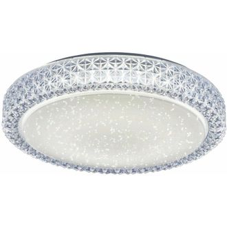 Leuchten Direkt Leuchten Direkt - led 22 Watt Decken Leuchte rund Kristalle Sternen Himmel Beleuchtung 14371-00