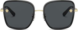 Versace Sonnenbrille mit Medusa - Schwarz