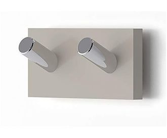 Gedy Rainbow Kleiderbügel, thermoplastisches Harz, Beige, doppelt