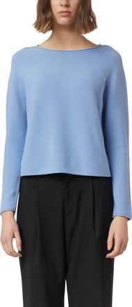 Comma Strukturierter Strickpullover mit Rollsaum