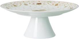 Hutschenreuther Weihnachten Christmas Love Tortenplatte auf Fuß groß Ø 28 cm