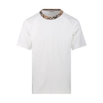 Burberry Homme, Tops, Blanc, Taille: XL Ryan Ct N T-Shirt